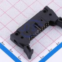 China electrical connector HCTL HC-XG-2*10A-05 2.54mm pitch double row type with phosphor bronze contacts for sale