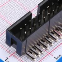 China Electronic Component Connector HCTL HC JN254 2 09 W Double Row 254 Millimeter Pitch Right Angle Pins for sale