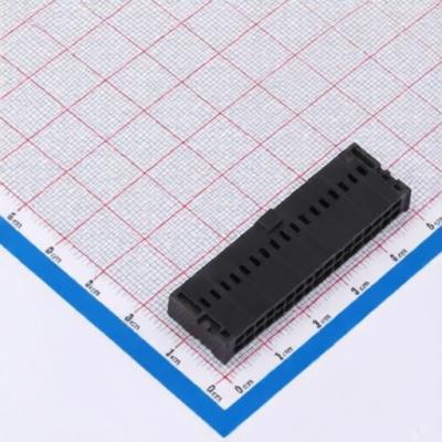 China electrical connector HCTL HC-XG-2*17Y-05 featuring double row 2.54mm pitch design and gold plated terminal finish for sale