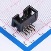 China 2.54 millimeter pitch right angle pin connector HCTL HC-JN254-2-04-W for electronic equipment and devices for sale