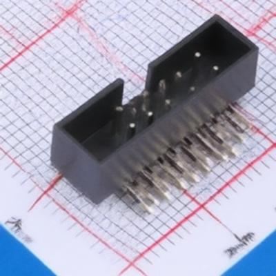 China Durable right angle dual row connector HCTL HC-JN200-2-07-W-5.7-G0 for electronic device integration for sale