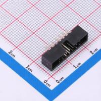 China 2 millimeter pitch dual row header with straight pins HCTL HC JN200 2 07 Z 5 7 G0 electronic connector for sale