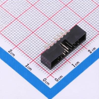 China 2 millimeter pitch dual row header with straight pins HCTL HC JN200 2 07 Z 5 7 G0 electronic connector for sale