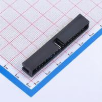 China 2.54mm Pitch Double Row Straight Pin Female Connector HCTL HC-JN254-2-17-Z for Electronic Connection for sale