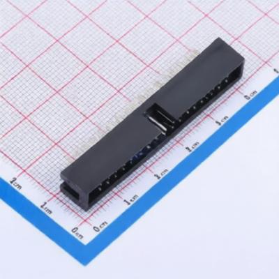 China 2.54mm Pitch Double Row Straight Pin Female Connector HCTL HC-JN254-2-17-Z for Electronic Connection for sale