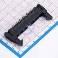 China Right Angle Pin Header Connector HCTL HC-NJ254-2-17-W-27.8-G0 2.54mm Pitch for Electronic Connections for sale