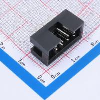 China Dual Row Straight Pin Header with 254 Millimeter Pitch HCTL HC-JN254-2-04-Z Connector for sale