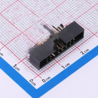China dual row straight pin header connector HCTL HC-JN200-2-08-Z-5.7-G0 with 5.7 millimeter housing height for sale