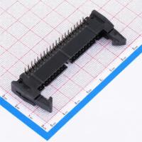 China 2.54mm Pitch Right Angle Pin Header Connector HCTL NJ-2.54-2*20PW Electronic Component for sale