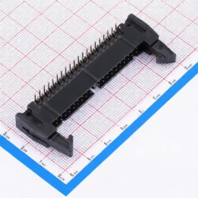 China 2.54mm Pitch Right Angle Pin Header Connector HCTL NJ-2.54-2*20PW Electronic Component for sale