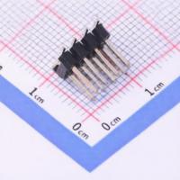 China 2.54mm Pitch Dual Row Pin Header Surface Mount Plastic Height 2.5mm HCTL PZ254-2-04-S Connector for sale