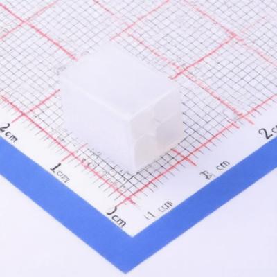 China double row straight pin connector HC-5557-2x2A with brass tin plated pins and nylon66 wafer material for sale