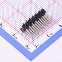 China Plastic height 25 mm dual row 254 pitch pin header surface mount HCTL PZ254-2-07-S electronic part for sale