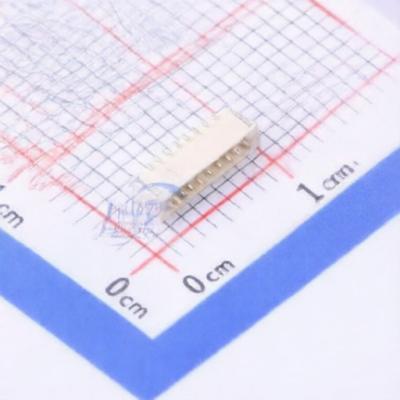 China PCB connector HCTL HC-0.8-8PWT with phosphoric bronze pins and UL94V-0 rated wafer LCP material for sale