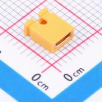 China 2.54mm Pitch Yellow Open Top Jumper Cap HCTL HC-JP254-1-60-OP-Y-G1 Electrical Connection Component for sale