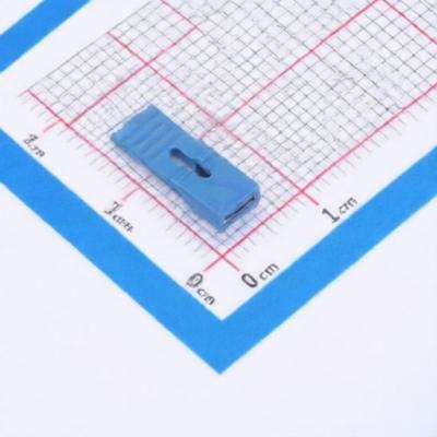 China Electronic Jumper Cap Blue 2.54mm Pitch HCTL HC-JP254-1-135-0P-L-G1 Suitable for Circuit Connections for sale