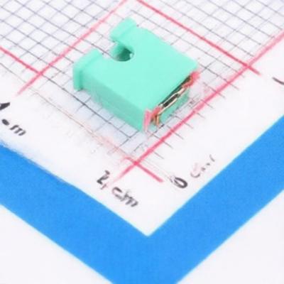 China Green Open Jumper Cap 2.54mm Pitch HCTL HC-JP254-1-60-OP-V-G1 Suitable for Electronic Applications for sale