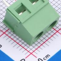 China Wire connection solution HCTL HC-127V-5.0-2P-V single row screw terminal block with brass components for sale