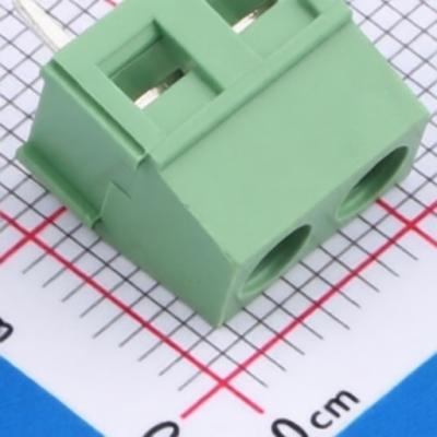 China Wire connection solution HCTL HC-127V-5.0-2P-V single row screw terminal block with brass components for sale