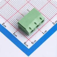 China HCTL HC 301V 5.0 3P V single row screw terminal block straight pin slotted screw 5 millimeter pitch for sale