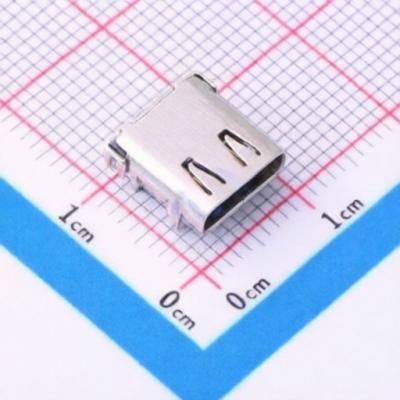 China HCTL HC005-1A1H1A103-0HR 24 pin dip smt connector featuring spring post and notch design for electronic for sale