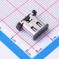 China TYPE C 24P vertical SMT connector HC019 1E1H1A103 0HR 24 pin with 9.97mm height and reel tray packaging for sale