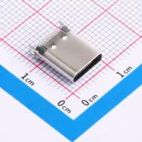 China TYPE C F 24P Clamp Style Connector 5A Rated Current 10.45mm Length HC-TYPE-C-24P-CP1.0-5A-L10.45-01 Plug for sale