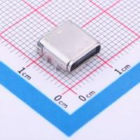 China 24 pin dip plus smt connector hc018 1a1h1a103 0hr front insertion rear mounting notch and metal shell for sale