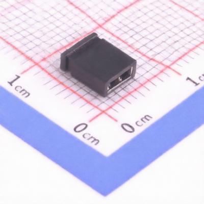China electrical connection 2.54mm jumper cap open type HCTL HC-JP254-1-65-CL-B-G0 component for circuits for sale