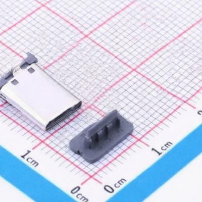 China Type C Connector 24P Vertical 11.1mm Height HC-ACM008-1A1H1K003-0HR Suitable for Reel Tray Packaging for sale