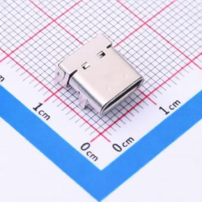 China Front Insert Rear Mount TYPE CF 24P Connector Black Double Shell 5A Current HCTL HC-TYPE-C-24P-DS10.0-CH2.75S-5A-04 for sale