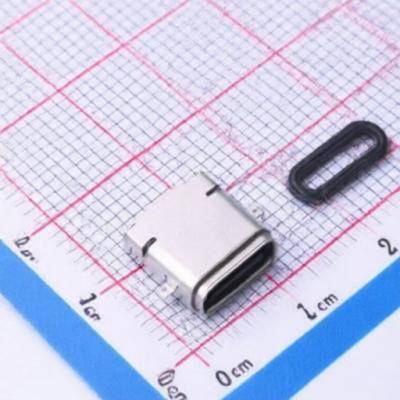 China 24 Pin Waterproof USB Type C Connector with 5A Current Rating HC TYP E C 24P MM1 4WR 5A 17 SMT Mount for sale