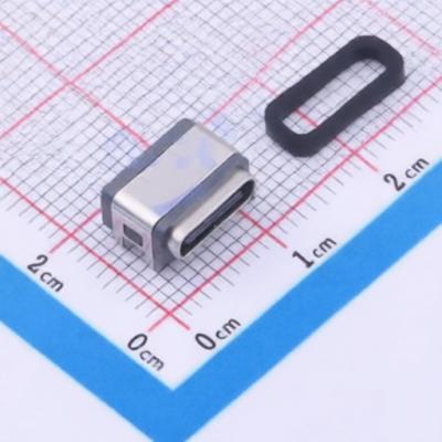 China Type C F 16P Single Row Board Mount Connector Waterproof HCTL HC-AA0B010-093 Length 7.05mm Reel Packaging for sale