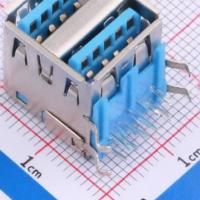 China HC A 003 2x9P DIP D 1.8A J 28 USB 3 0 9 Pin Dual Layer Connector for Front Insertion Rear Attachment for sale