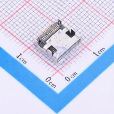 China HCTL HC TYPE CF 24P RAT Z 24 pin SMT top mount connector with posts providing secure board mount for sale