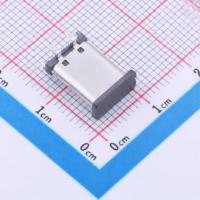 China HC-ACM009-1A1H1K003-0HR Type C Connector 24P Vertical Height 11.1mm Four Leg Mounting Style Component for sale