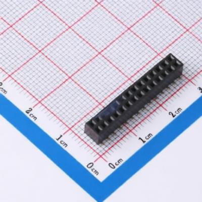 China Dual Row SMT Header HDGC HDGCPH2.0-PMS-02-14 Featuring Gold Flash Finish and NY6T Insulator Material for sale