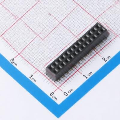 China double row SMT connector HDGC HDGCPH2.0-PMS-02-13 with 2 amps current rating and gold flash contact finish for sale