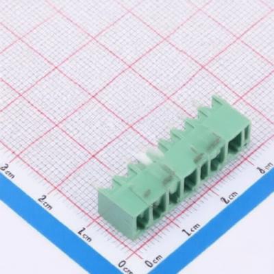 China 8 Pole Terminal Block HDGC HDGC381-F-8P 3.81mm Pitch Direct Plug-in Male Header Electrical Connector for sale