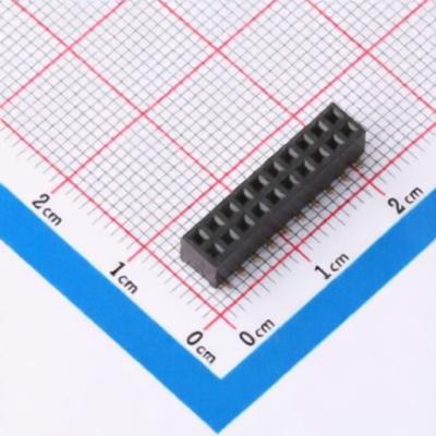 China Durable SMT Header 2.0 by 4.3 Millimeter Dual Row Connector HDGC HDGCPH2.0-PMS-02-10 for PCB Layout for sale