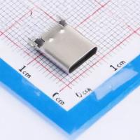 China 24 Pin Type C F Clamp Connector 0.8mm Pitch 5A Current Rating HCTL HC-TYPE-C-24P-CP0.8-5A-L10.45-01 Length 10.45mm for sale