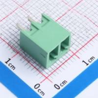 China 3.81mm pitch terminal block connectors HDGC HDGC381-F-2P male plug and female socket pole selections for sale
