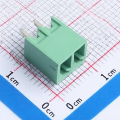 China 3.81mm pitch terminal block connectors HDGC HDGC381-F-2P male plug and female socket pole selections for sale