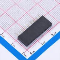 China Single Row Straight Pin Header 2.54mm Pitch 8.5mm Height HDGC HDGCPH2.54-PZS-01-09 PCB Connector for sale