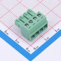 China 4 pole terminal block male connector HDGC HDGC381-M-4P designed for various electrical applications for sale