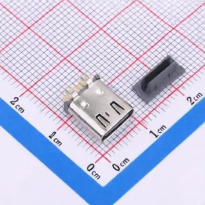 China HCTL HC TYPE C 16P VS10 0 3A 02 16 pin vertical connector designed for 3A current and board mounting for sale