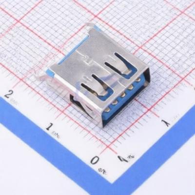 China Connector type AF 9P 3.0 180L13.7mm featuring HCTL HC-ST-003-07-Z material and tolerance information for sale