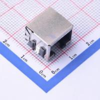China Surface mount RJ45 connector HDGC RJ45-DB-101PWB featuring low profile design and 86mm package depth for sale