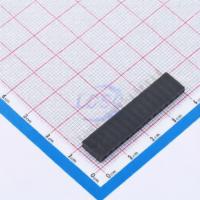 China 2.54 Millimeter Pitch Single Row Straight DIP Header HDGC HDGCPH2.54-PZS-01-15 Electronic Connector for sale
