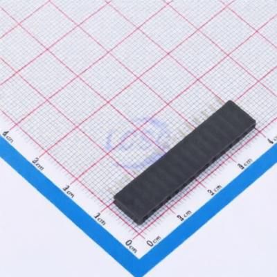China 2.54 Millimeter Pitch Single Row Straight DIP Header HDGC HDGCPH2.54-PZS-01-15 Electronic Connector for sale